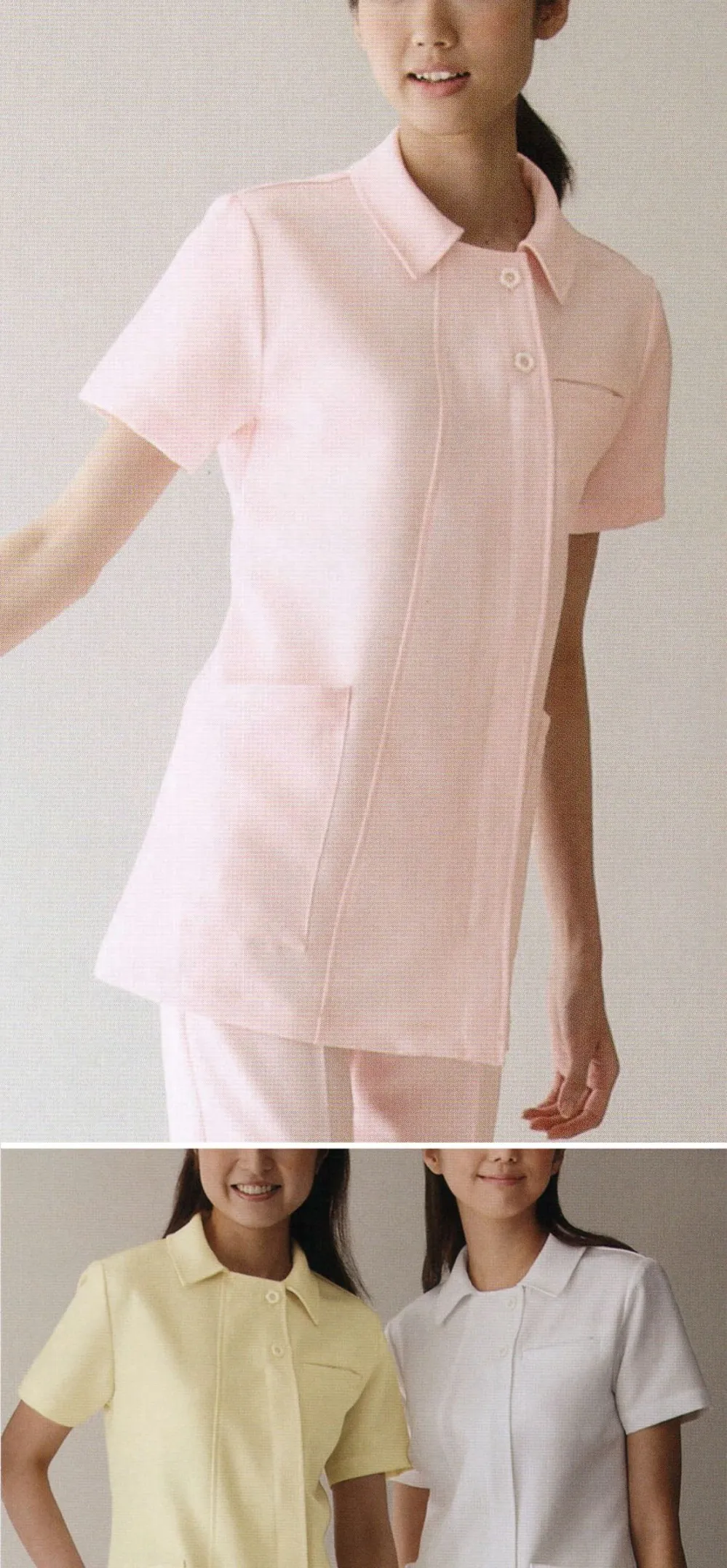 スクエアチュニック アイトス 861369 白衣・診察衣・ナース服・介護服の専門店 医療白衣com