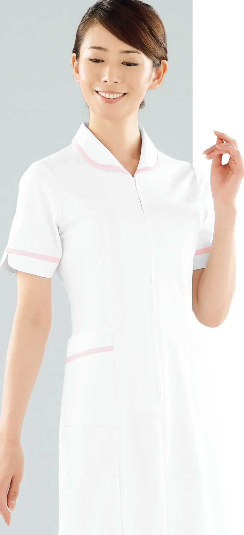 ワンピース半袖 KAZEN 021-23 白衣・診察衣・ナース服・介護服の専門店 医療白衣com