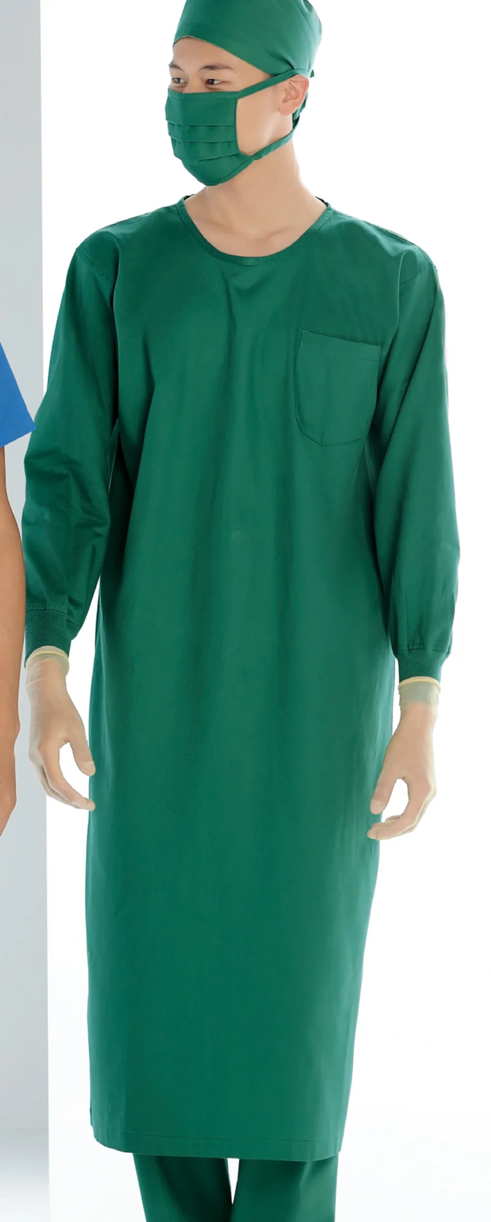 手術ガウン（シングル型）オペ着 KAZEN 135-52 白衣・診察衣・ナース服・介護服の専門店 医療白衣com