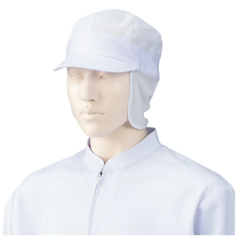 八角帽子（オールメッシュ）（2枚入） KAZEN 484-49 食品工場用白衣・給食衣・クリーンルーム用ユニフォーム・厨房用白衣の専門店 食品白衣jp