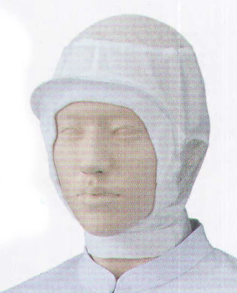 フード帽子（ケープなし）（2枚入） KAZEN 484-51 食品工場用白衣・給食衣・クリーンルーム用ユニフォーム・厨房用白衣の専門店