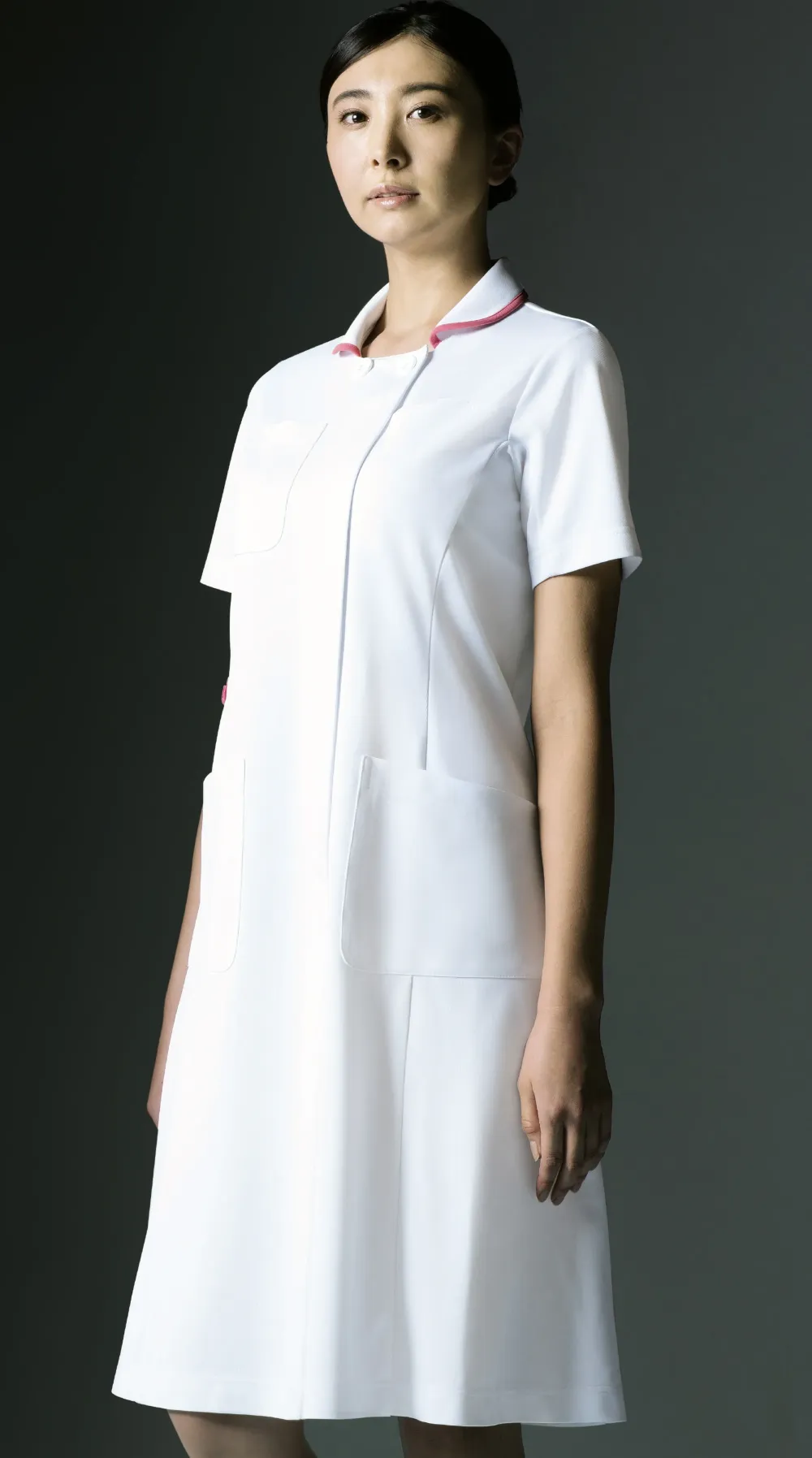 ワンピース半袖 KAZEN 990-13 白衣・診察衣・ナース服・介護服の専門店 医療白衣com