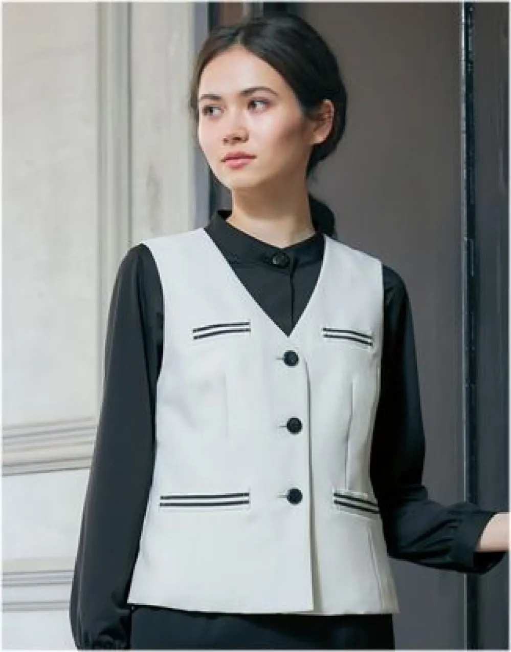 事務服JP ベスト ユーファクトリー M23152 オフィスウェア・ユニフォームの専門店