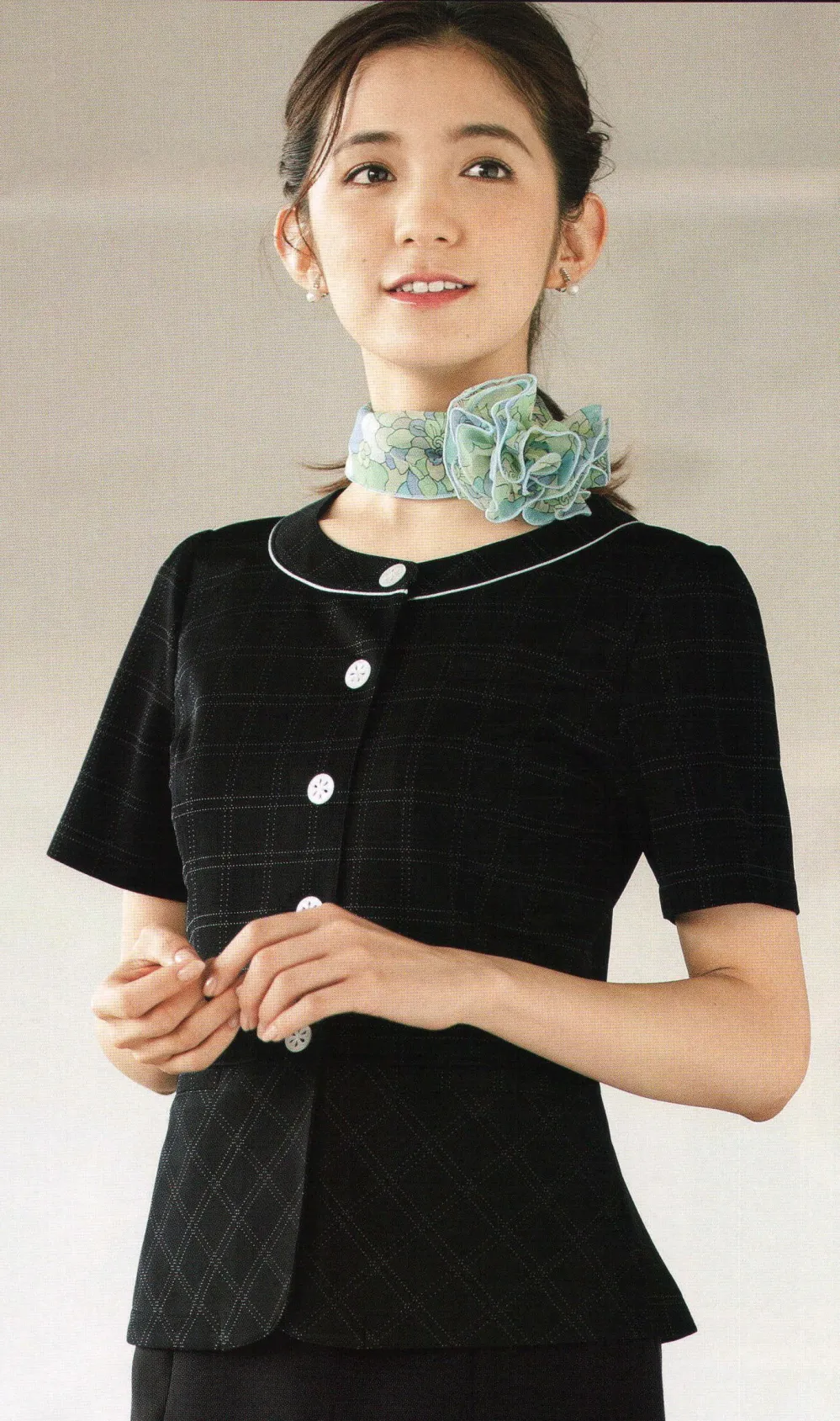 リラックスオーバーブラウス アイトス (ハイナック) HCL6340-099 オフィスウェア・ユニフォームの専門店 事務服JP