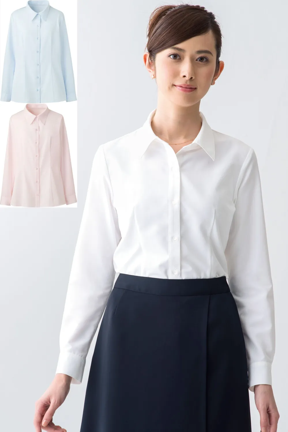 ブラウス(長袖) ハネクトーン 8461 オフィスウェア・ユニフォームの専門店 事務服JP