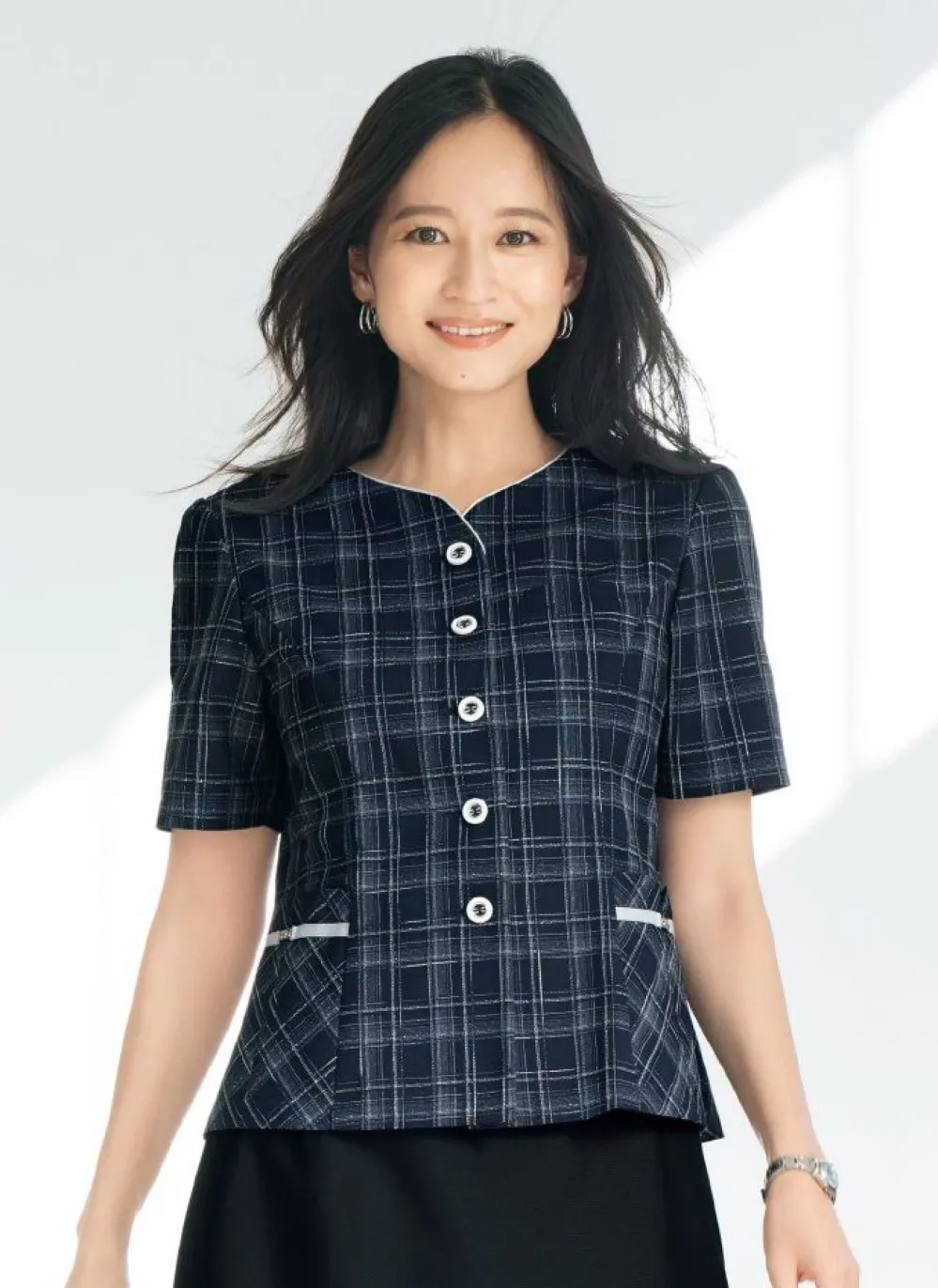 オーバーブラウス セロリー S-51561 オフィスウェア・ユニフォームの専門店 事務服JP